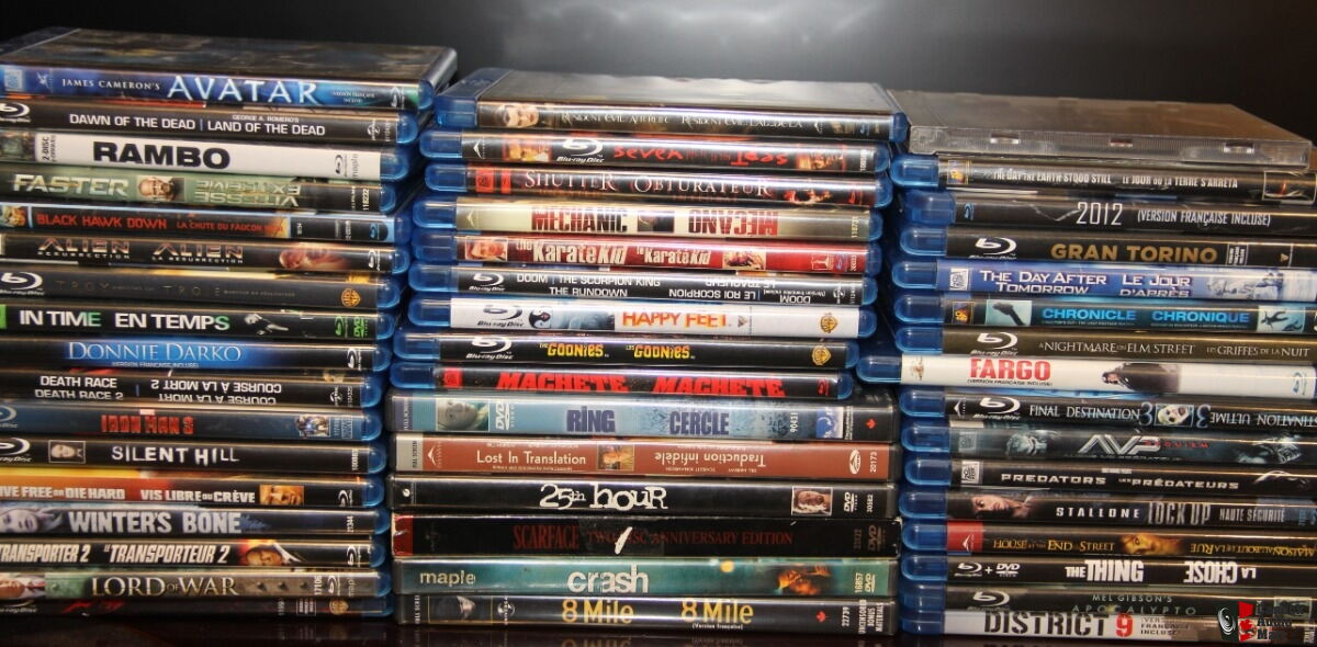 48 Blu-ray DVD movies collection For Sale - US Audio Mart