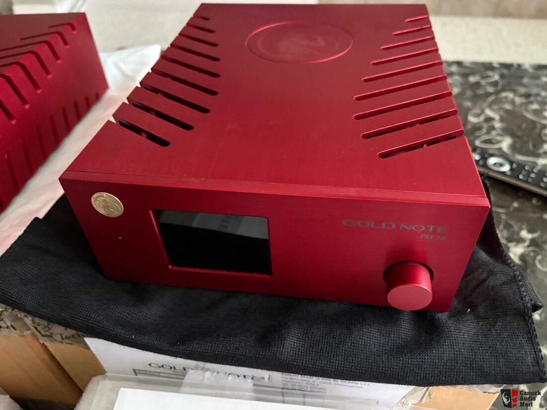 Very rare RED Gold Note PH-10 and PSU-10 with new Orange SR fuse Photo ...