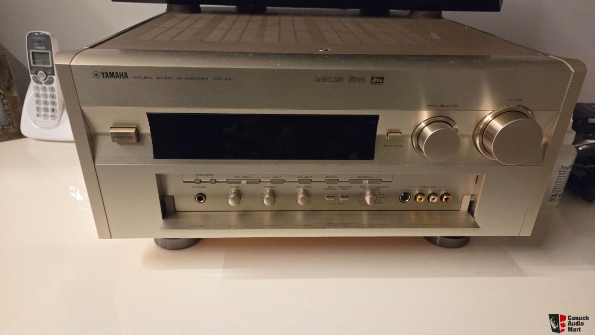 Yamaha DSP-AX1 receiver champagne color Photo #6066363 - Canuck Audio Mart