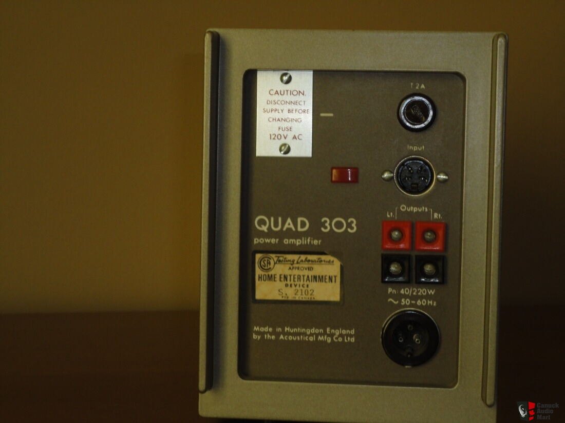 Quad 303 Power Amp - Recapped For Sale - Canuck Audio Mart