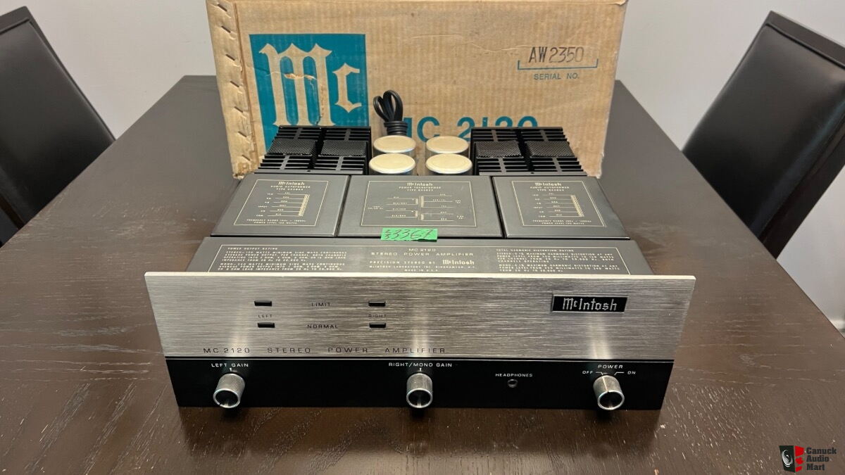 McIntosh MC2120, This is the second unit available For Sale - Canuck ...