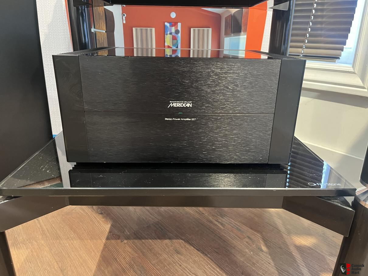 Meridian 557 Power Amp (Black): Very Good Trade-In; 90 Day acX Warranty ...