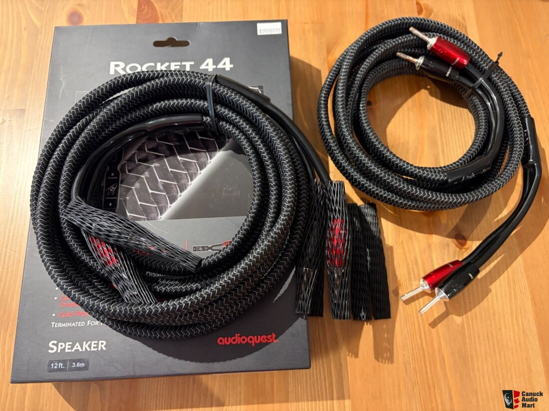 Audioquest Rocket 44 Speaker Cables 12F/3.6M Like new and over 50% off ...