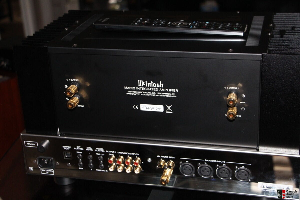 McIntosh MA352 hybrid Integrated amplifier Photo #6074587 - Canuck ...