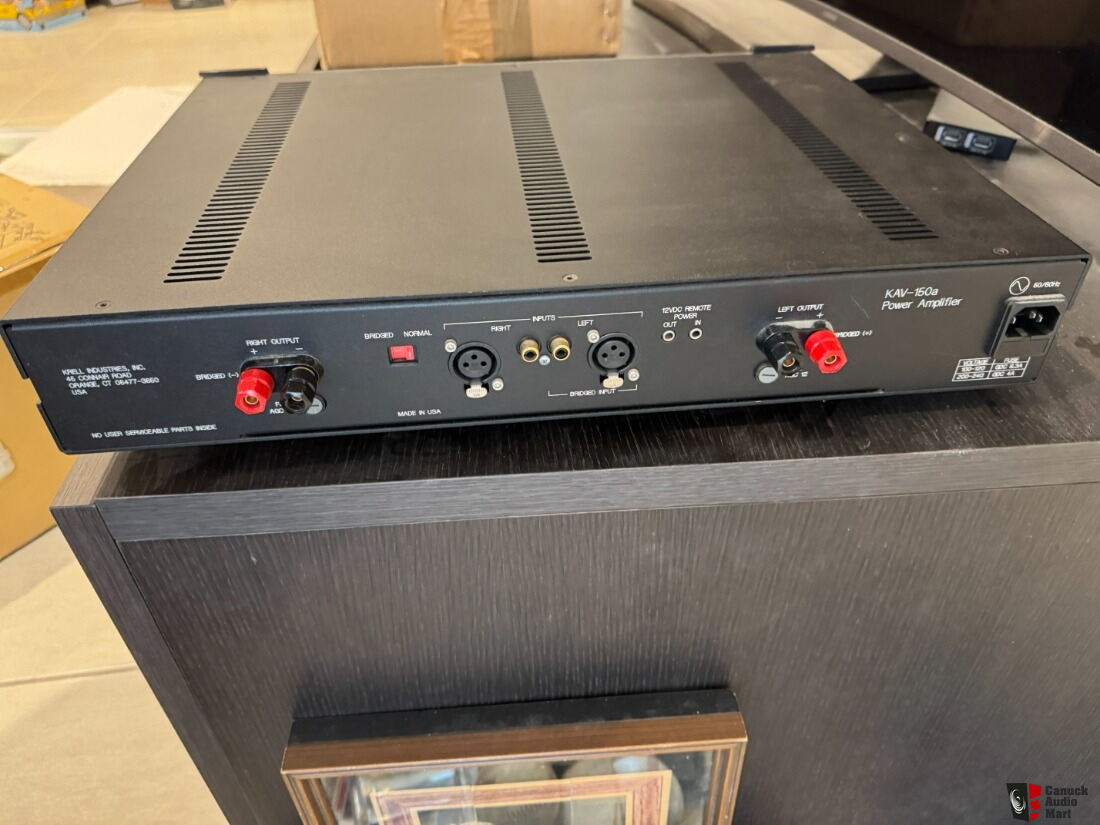 Krell KAV-150a Stereo Power Amplifier - with Remote Photo #6075378 ...