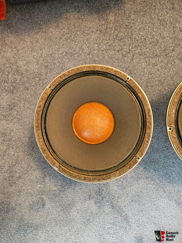 Tannoy 12" Red Monitors Orange Dust Cover Original Crossovers in Tannoy ...