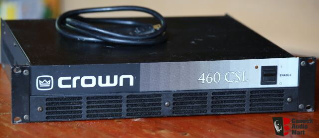 Crown 460 CSL Power Amplifier For Sale - Canuck Audio Mart