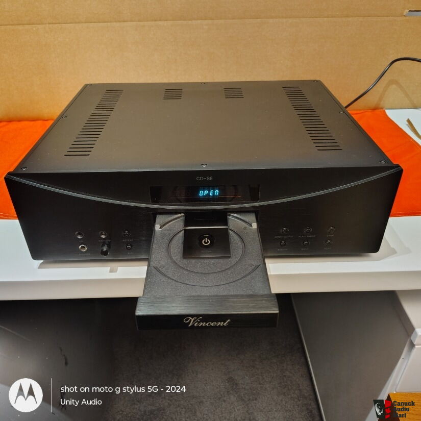 Vincent CD-S8 Hybrid Tube HDCD Player Photo #6078912 - US Audio Mart