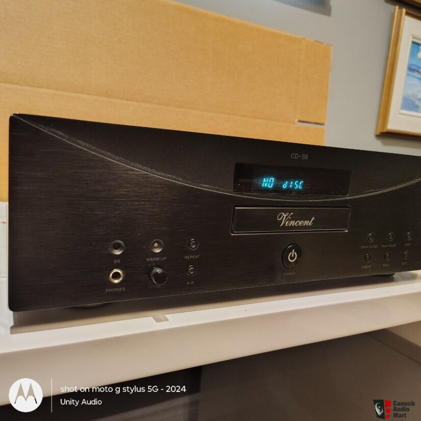 Vincent CD-S8 Hybrid Tube HDCD Player Photo #6078909 - Canuck Audio Mart