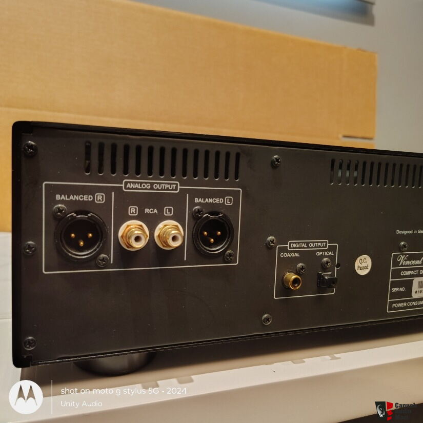 Vincent CD-S8 Hybrid Tube HDCD Player Photo #6078917 - US Audio Mart