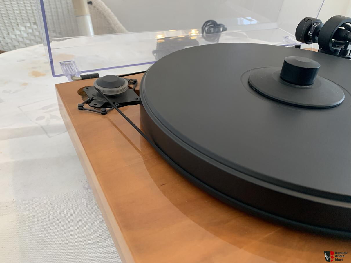 Turntable Pro Ject Xperience - 9" Carbon Tonearm - Real Wood Plinth ...