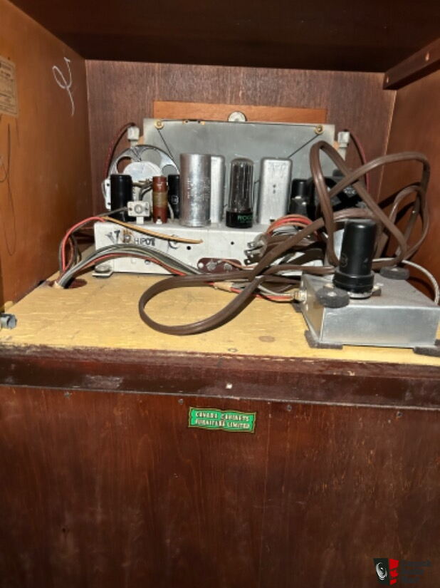 Tube console stereos w turntables. Working. GE. Rogers Photo #6093375 ...