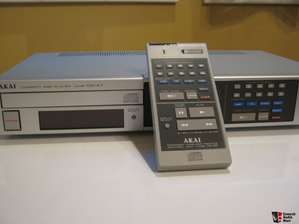 Vintage Akai CD-A7 CD Player w/remote Photo #609424 - UK Audio Mart