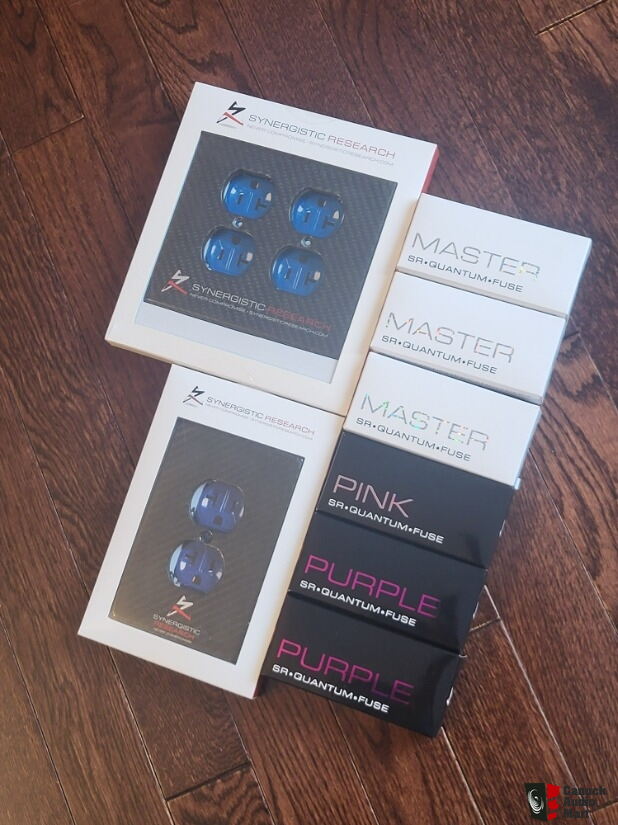 Synergistic Research Master, Pink & Purple Fuses and UEF Duplex Covers ...