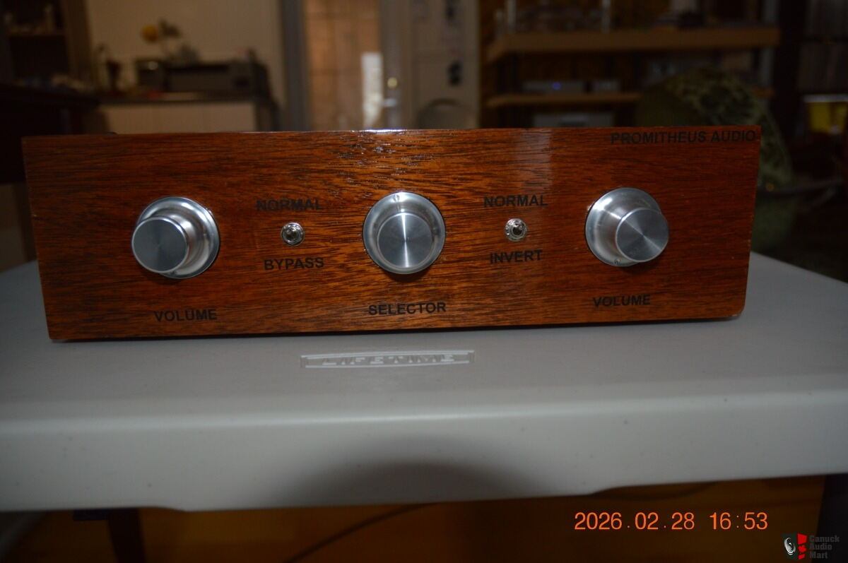Promiteus transformer volume control (TVC) balanced preamp For Sale ...