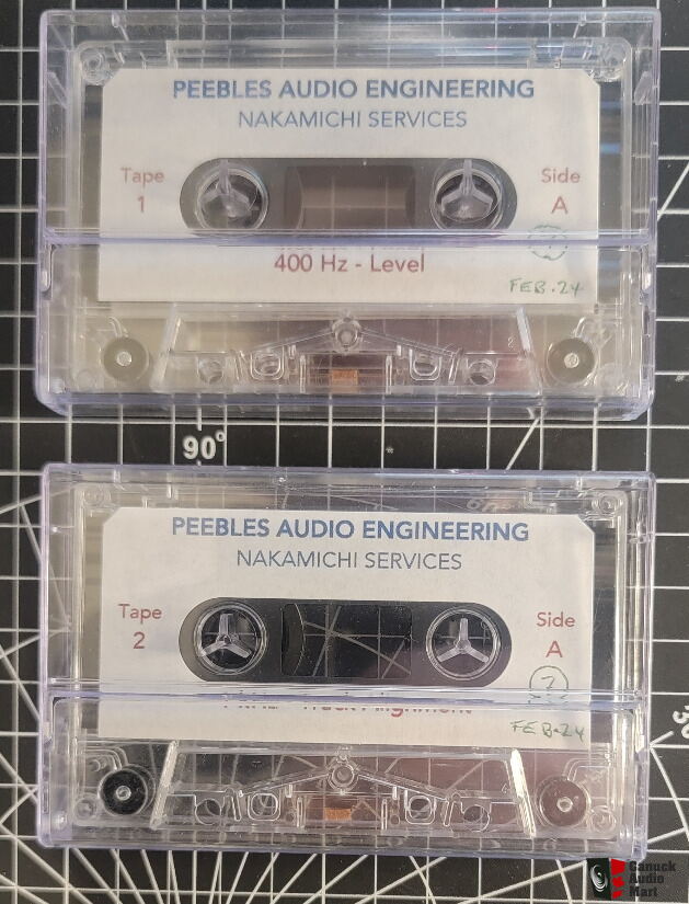 Nakamichi Calibration & Alignment Tapes by Peebles Audio Engineering ...