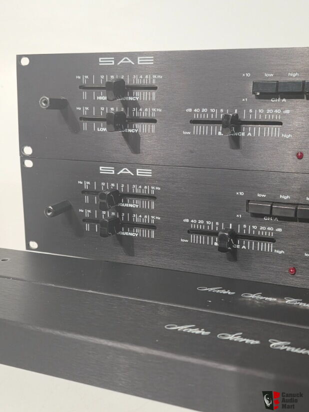 Excellent Pair of SAE 4000 Active 2-Way Stereo Crossovers Photo ...