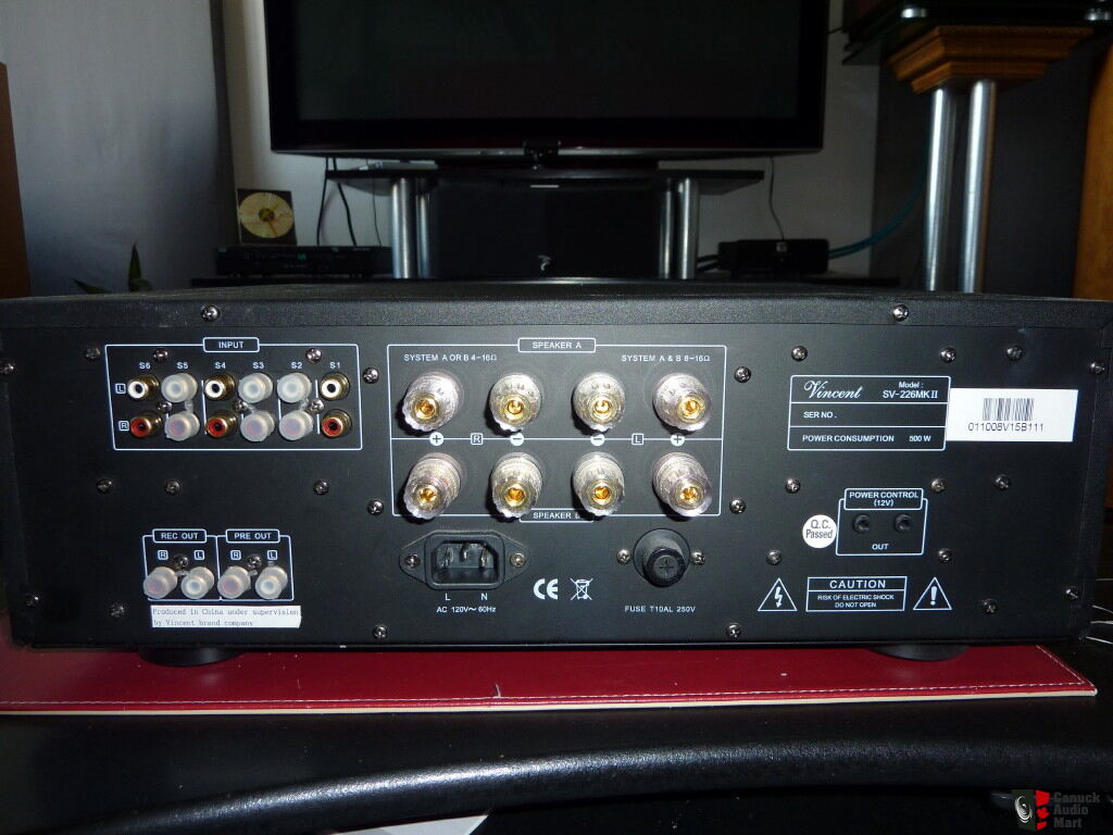 Vincent Audio SV-226 MKII hybrid integrated amp Photo #612176 - US ...
