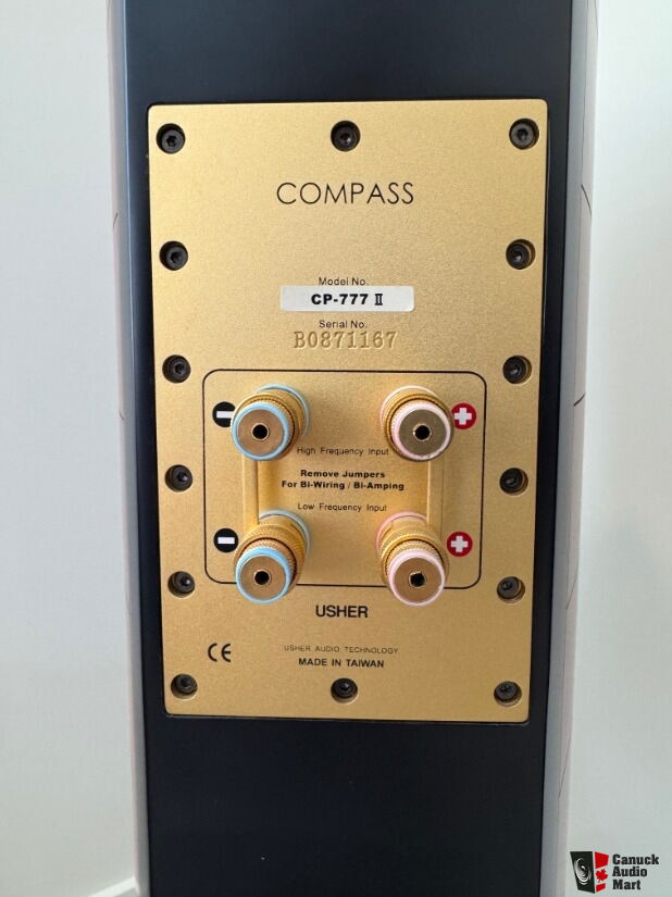 Extremely RARE Usher CP-777 II Showroom Monitors with matching wood ...