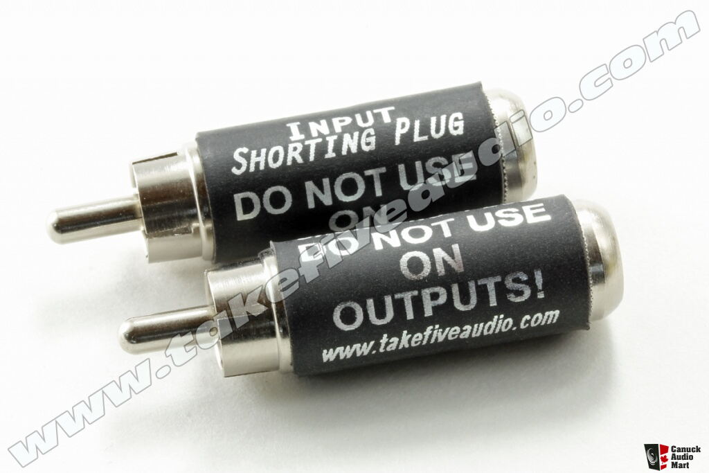 RCA Input Shorting Plugs Dealer Ad - Canuck Audio Mart