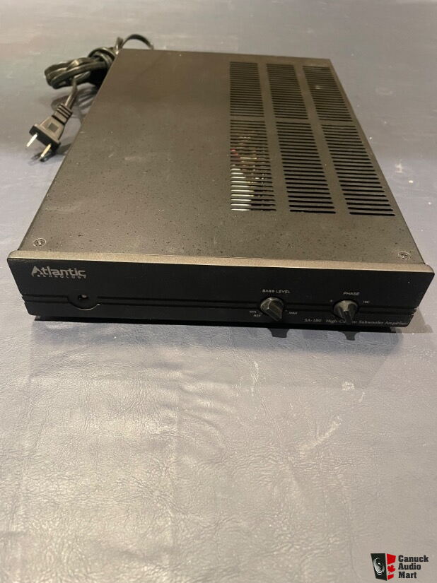 Atlantic Technology SA-180 subwoofer mono Block amplifier For Sale - US ...