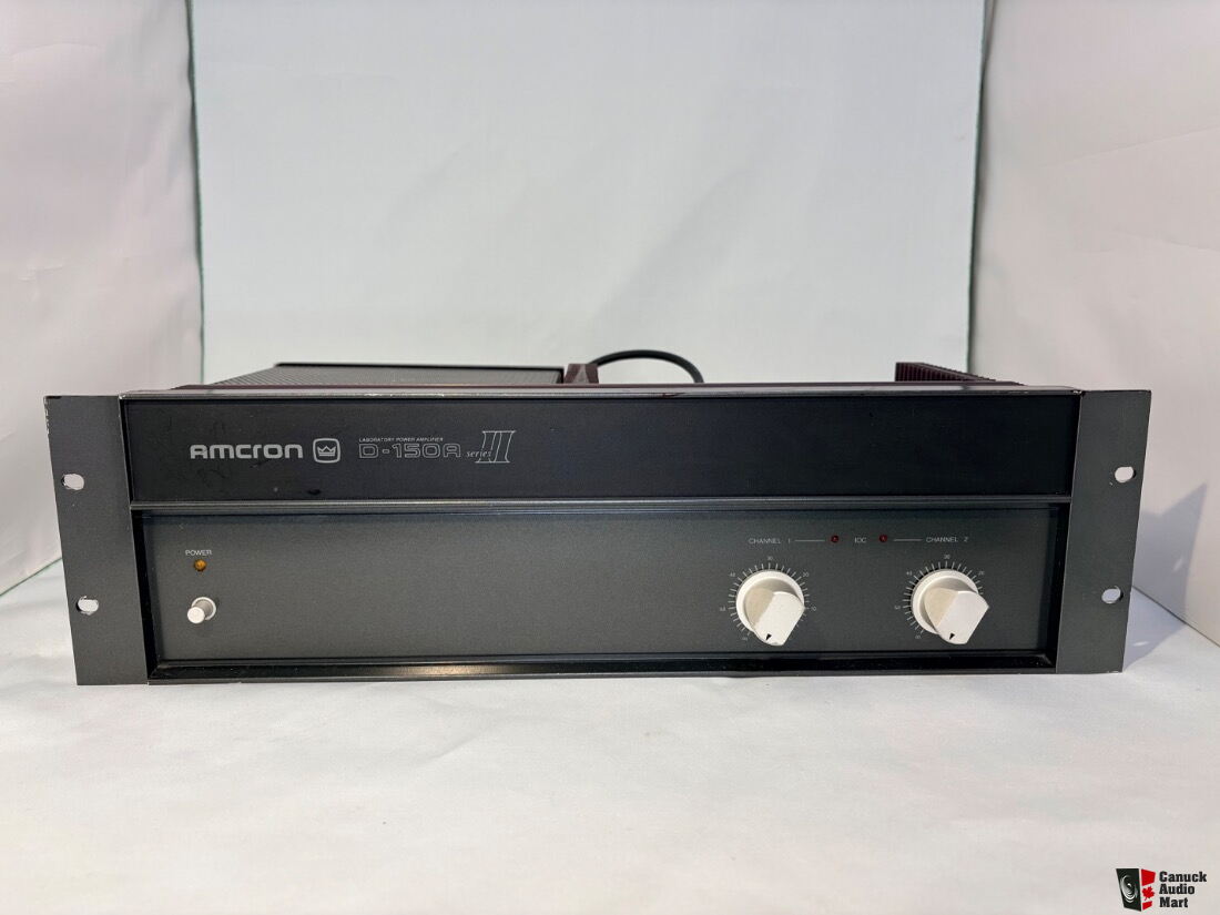 Amcron D-150A Series II Stereo Power Amplifier (USA) Photo #6134051 ...
