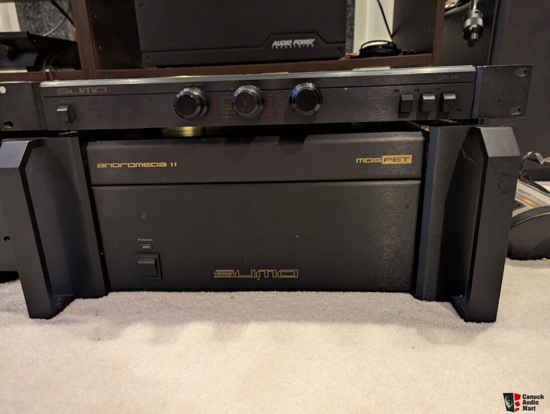 Very rare set SUMO Athena II Preamp & Andromeda II MOSFET Power Amp For ...
