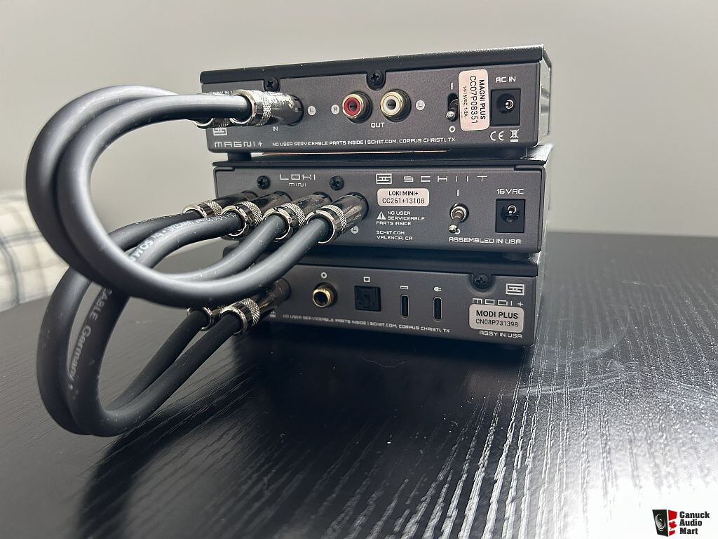 Schiit Package: DAC Modi Plus - Amp Magni Plus - EQ Loki Mini Plus and ...