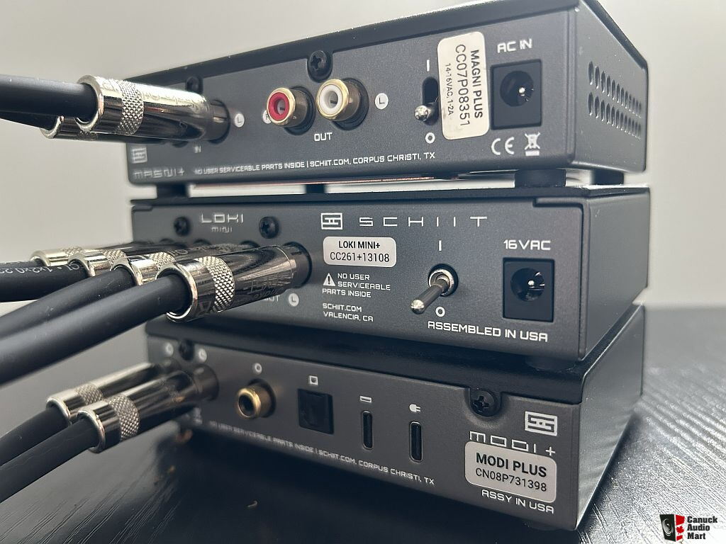 Schiit Package: DAC Modi Plus - Amp Magni Plus - EQ Loki Mini Plus and ...