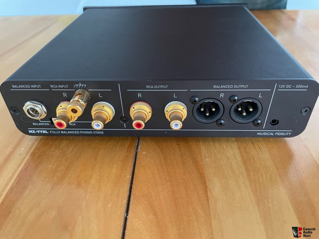 Musical fidelity mx vynl phono stage Photo #6143813 - Canuck Audio Mart