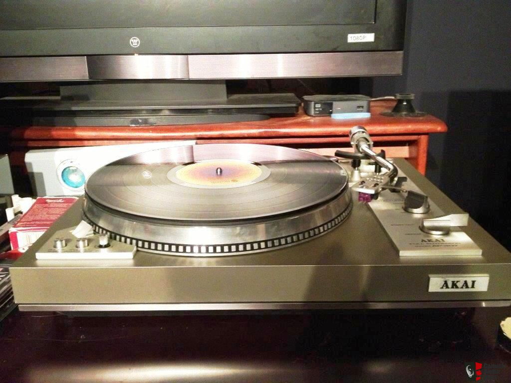 AKAI AP-307 Quartz- Locked Direct Drive Turntable with Empire 500-ID ...