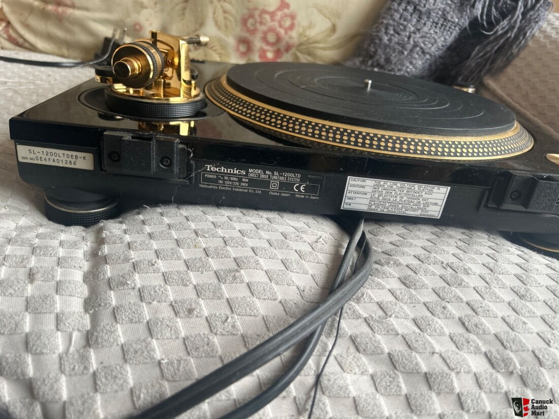 Technics SL-1200 UK Gold Edition Photo #6150508 - Canuck Audio Mart