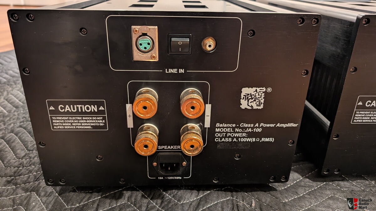 Jungson (UNIKO) JA-2/JA -100 Class A Pre- and Power Amplifier set ...