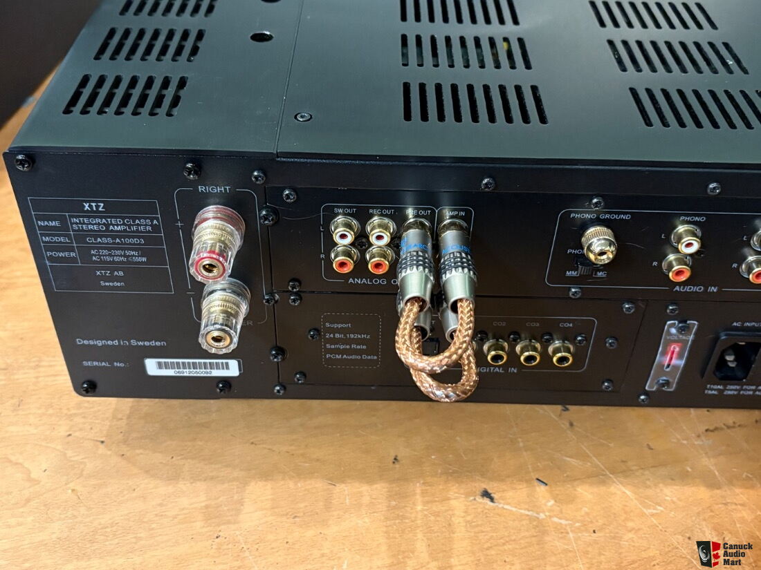 XTZ CLASS A 100D3 Integrated Amplifier Photo #6167852 - Canuck Audio Mart