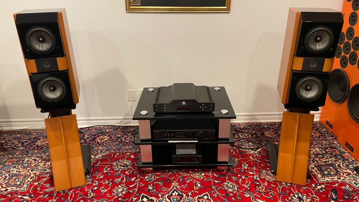 Rare JM LAB MINI UTOPIA Legendary Speakers+ORIGINAL Factory Stands GTA ...