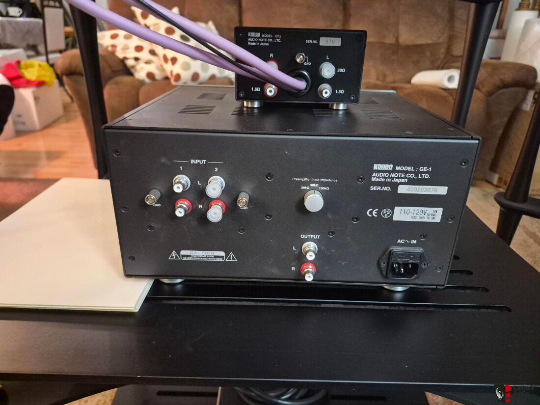 Kondo GE‑1 Phono Preamp + Kondo CFz SUT — Pristine, Rare, Reference ...