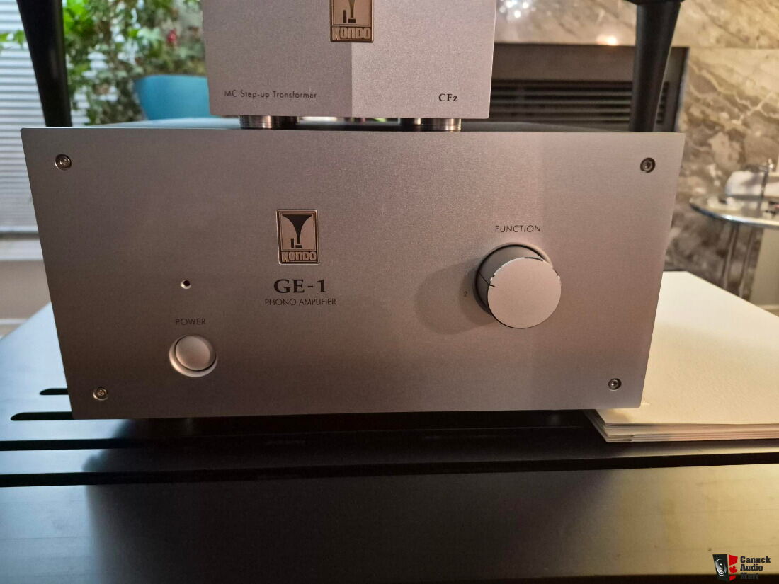 Kondo GE‑1 Phono Preamp + Kondo CFz SUT — Pristine, Rare, Reference ...