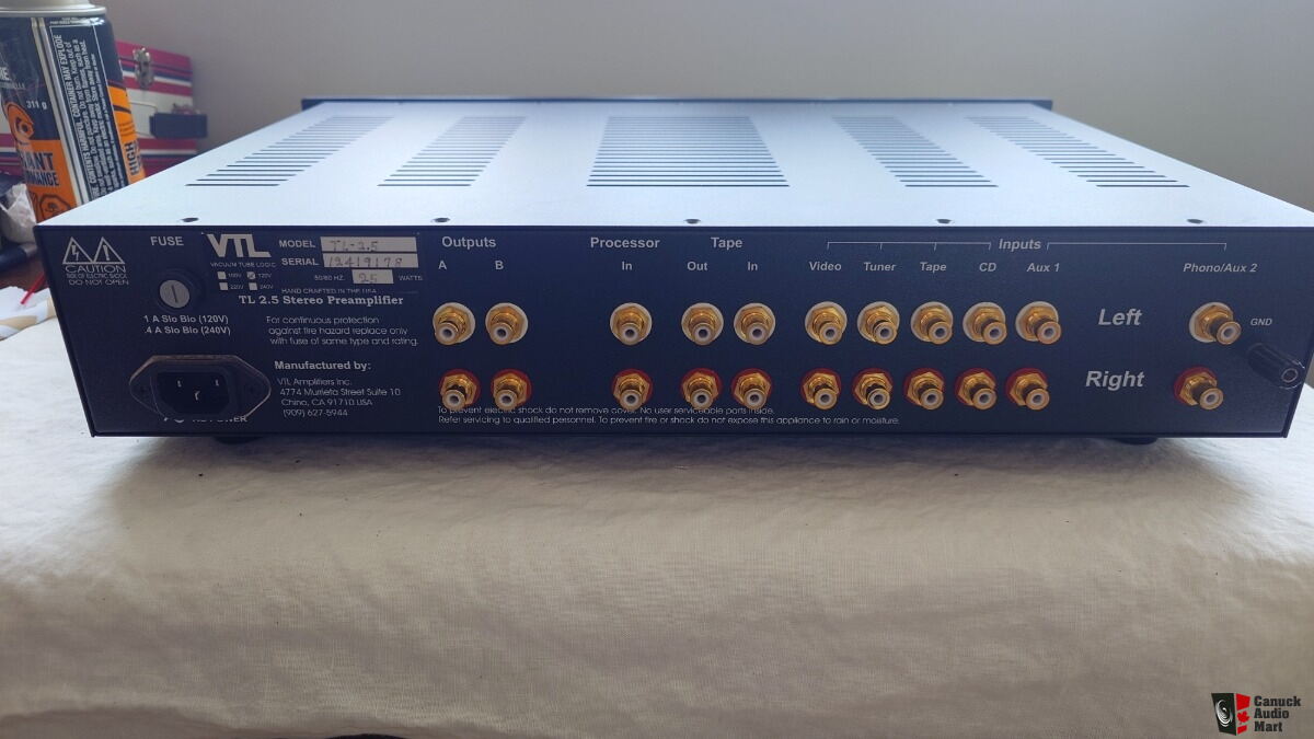 Vacuum Tube Logic - VTL Tube Preamplifier Photo #6184332 - Canuck Audio ...