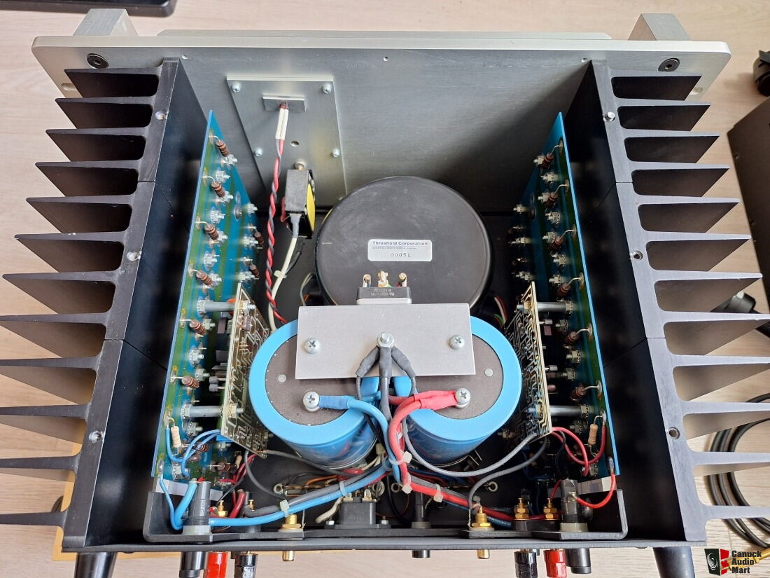 Threshold SA/3 Stasis Power Amp - Nelson Pass Design - Pure Class A ...