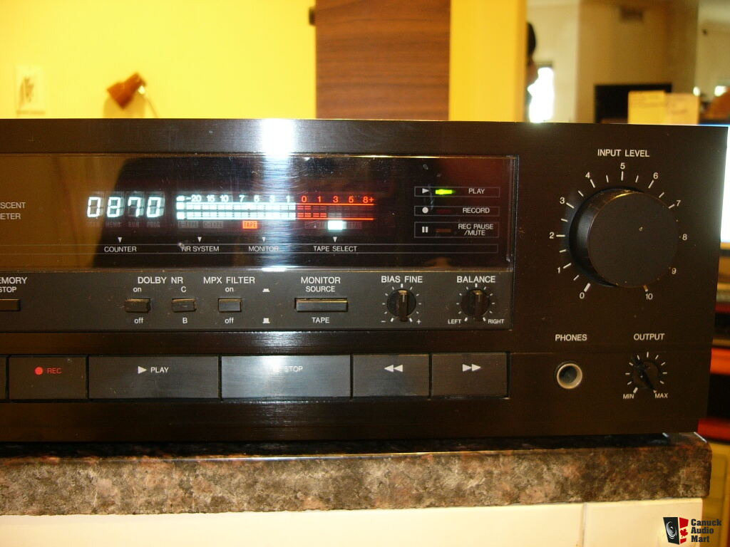 Denon DR-M20 - 3 head dual capstan cassette deck - very good condition ...