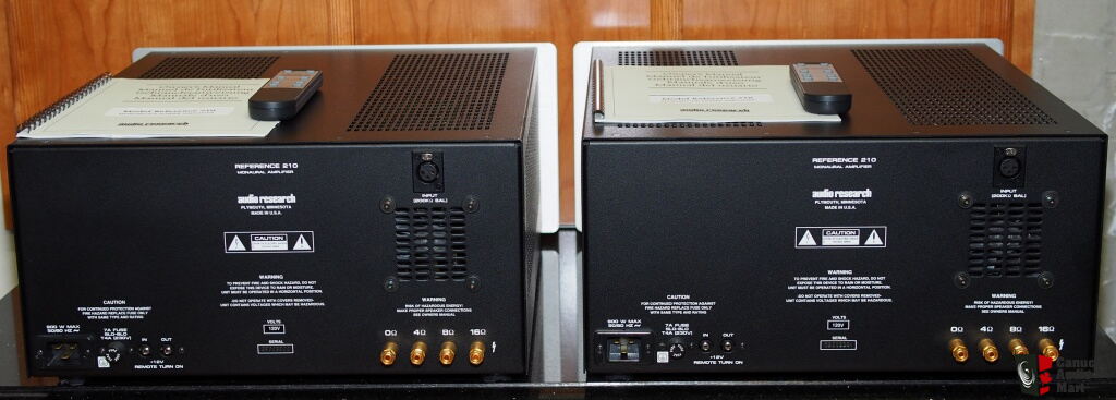 Audio Research Reference 210 Monoblocks Photo #621372 - Canuck Audio Mart