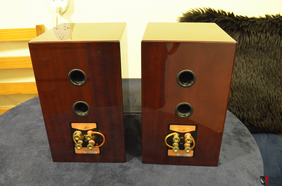 QUAD 12 L CLASSIC Bookshelf Speakers Beautiful Monitors High Gloss ...