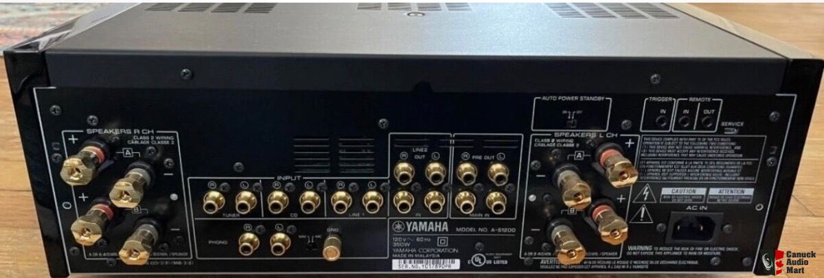 REDUCED for quick sale Yamaha A-S1200 Mint Condition Only about 5 hours ...