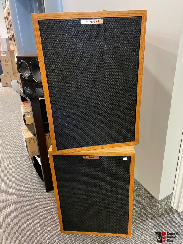 Klipsch Heresy II (Oak Finish): Very Good Condition; Trade-In Photo ...