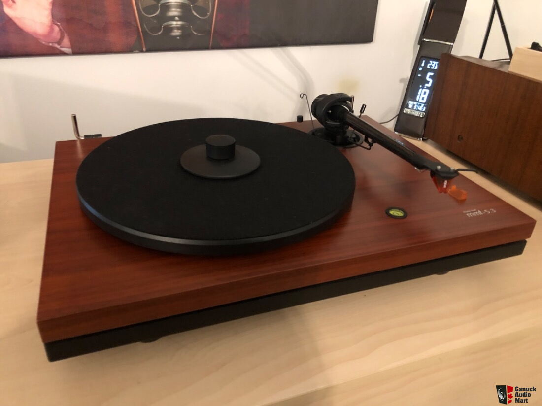 Music Hall MMF5.3 Mahogany-2MBR with Ortofon 2M Bronze Cartridge & Dust ...