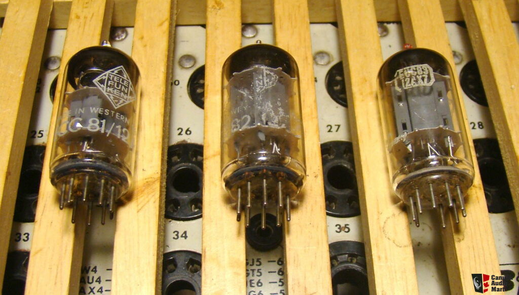 Telefunken ECC81/12AT7/ECC82/12AU7A/ECC83/12AX7A For Sale - Canuck ...
