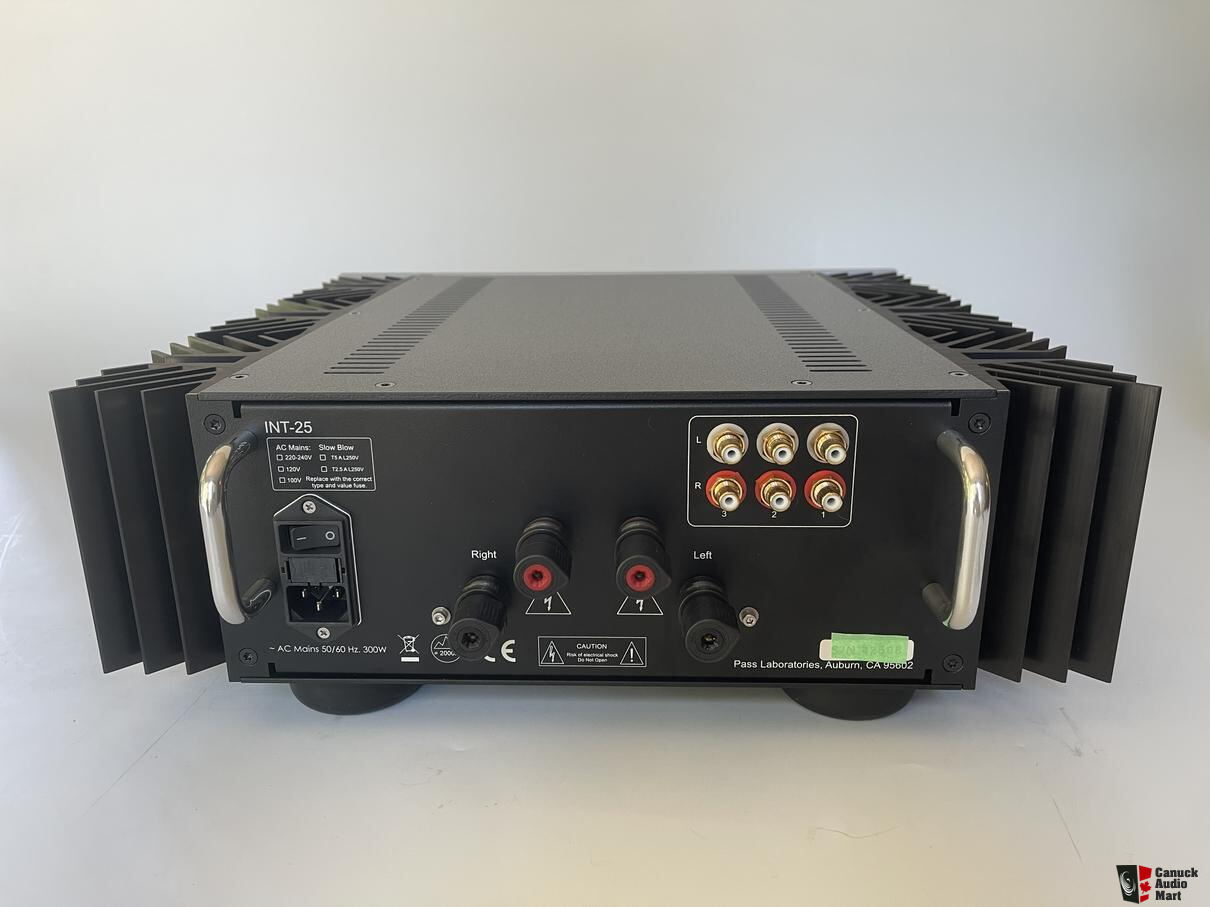 Pass Labs INT-25 Pure Class A Integrated Amplifier Photo #6268285 ...