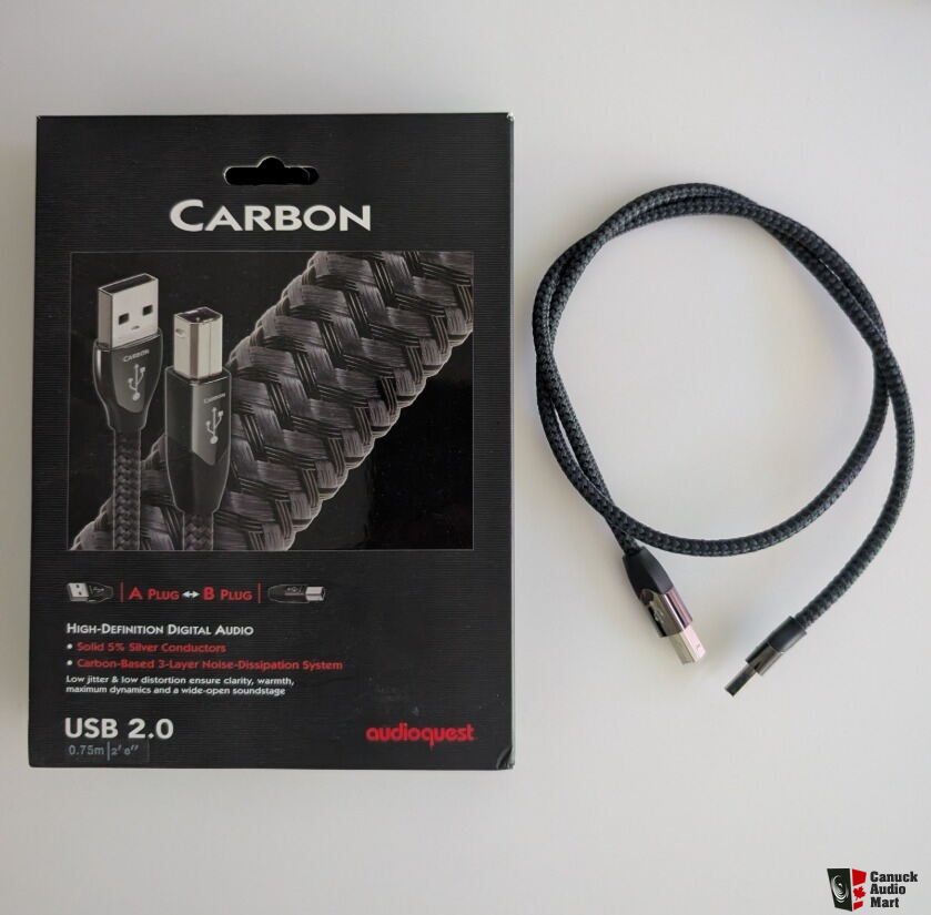 Audioquest Carbon USB 2.0 Cable Photo #6268624 - Canuck Audio Mart