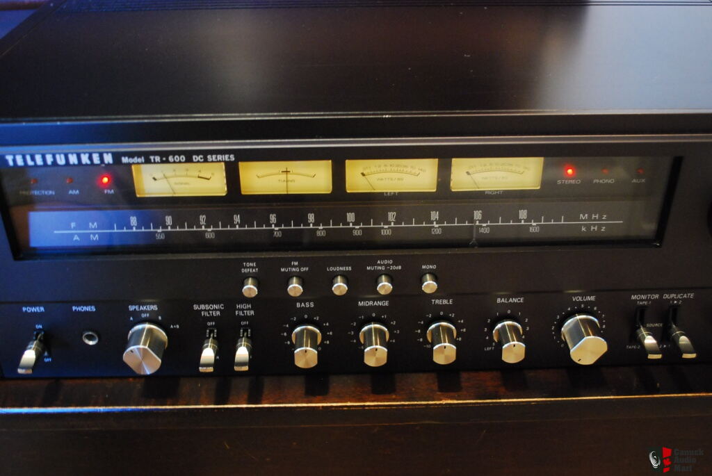Telefunken TR-600 DC Series Receiver (black face) Photo #627479 ...
