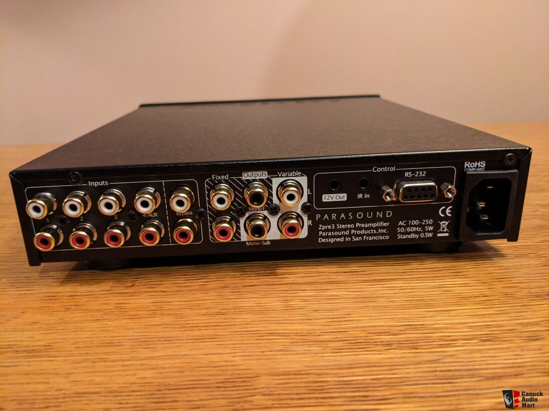Parasound Zpre3 Preamp Photo #6277243 - Canuck Audio Mart